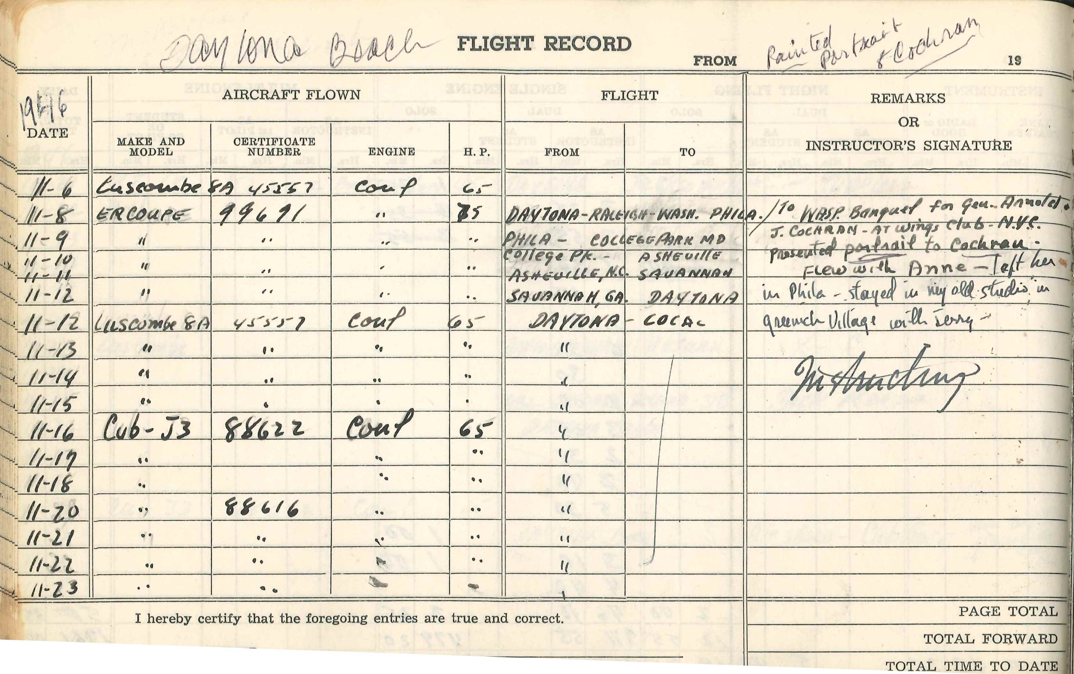 Dot s Log Book